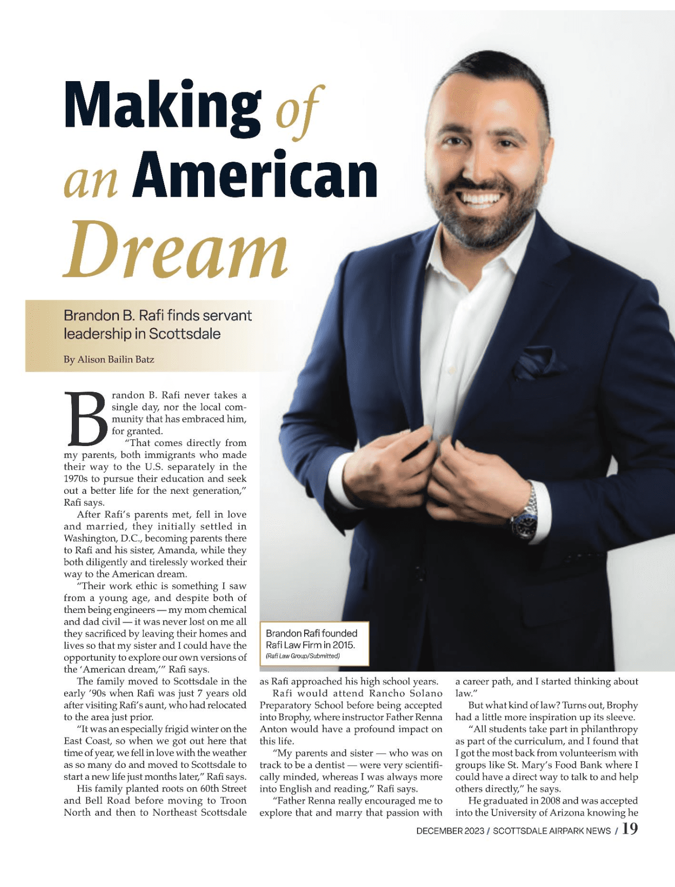 Arizona Personal Injury Lawyer | Rafi Law Group, PLLC